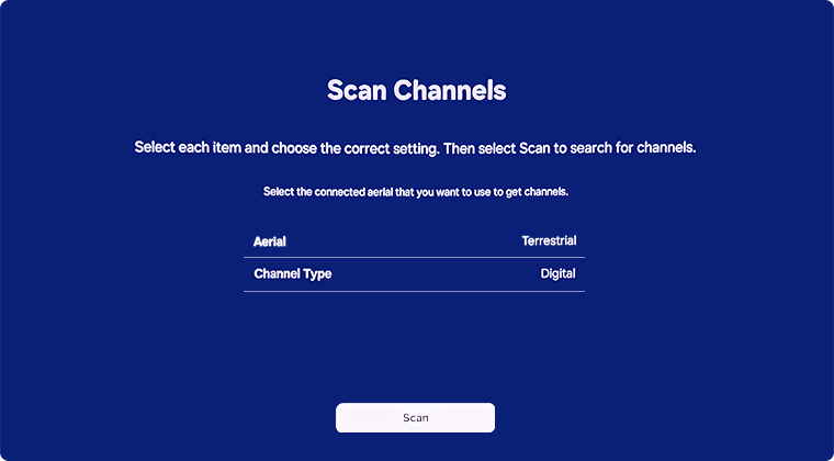 Add Free To Air Channels to a Samsung TV | Samsung Australia
