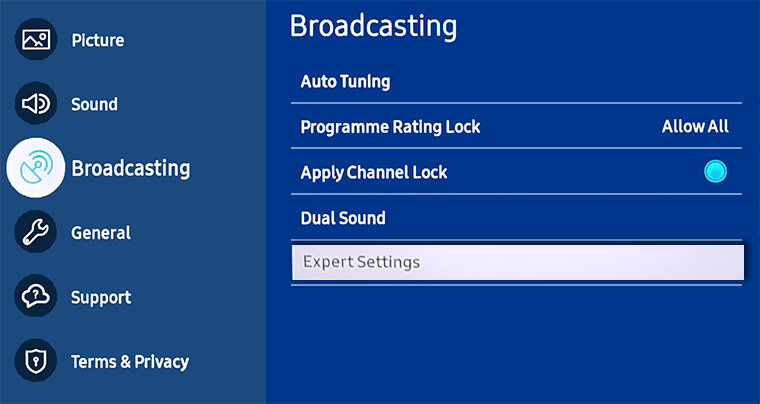 Add Free To Air Channels to a Samsung TV | Samsung Australia
