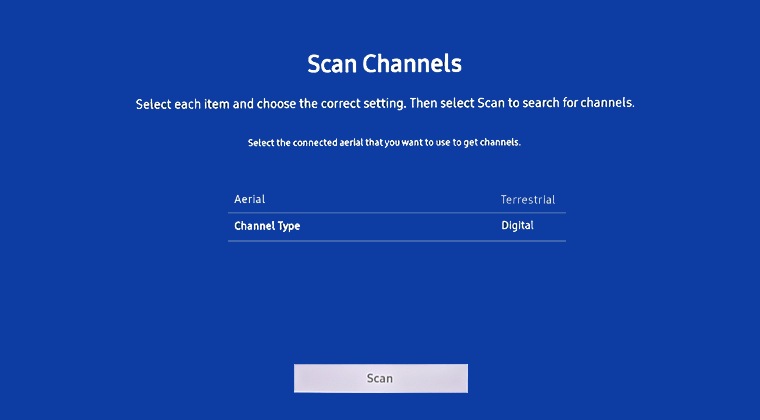 Add Free To Air Channels to a Samsung TV | Samsung Australia