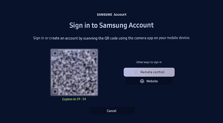 Create a Samsung Account on my Samsung TV | Samsung Australia
