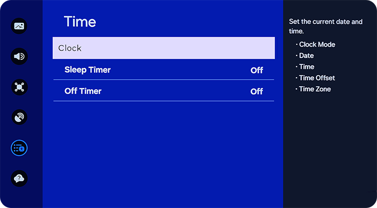 Setting the Clock on your Samsung TV | Samsung Australia
