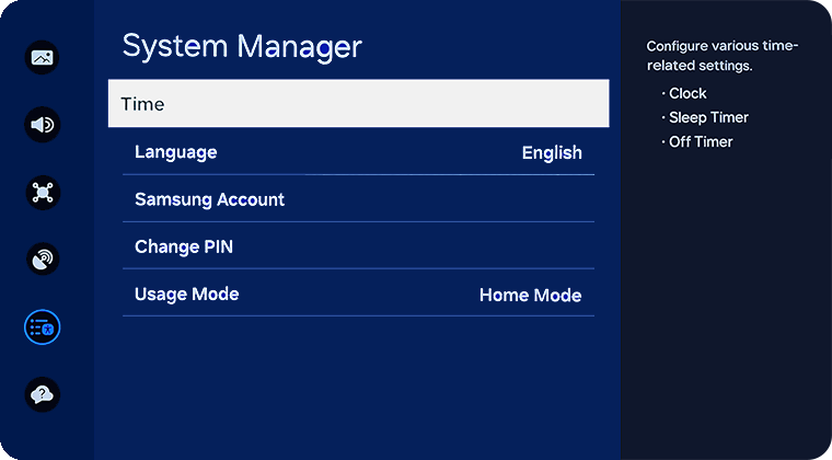 Setting the Clock on your Samsung TV | Samsung Australia