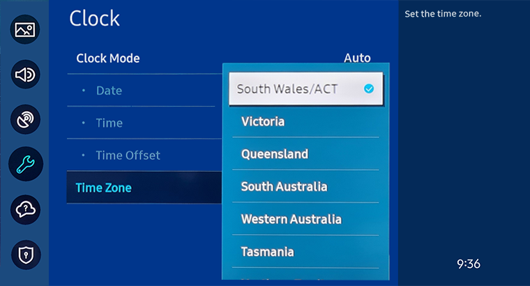Setting the Clock on your Samsung TV | Samsung Australia