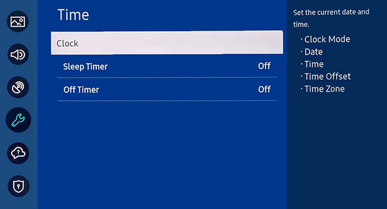 Setting the Clock on your Samsung TV | Samsung Australia