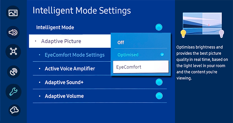 Using EyeComfort Mode on your Samsung TV | Samsung Australia