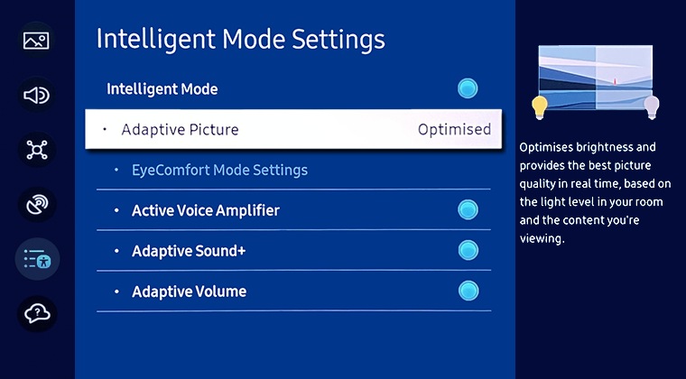 Using EyeComfort Mode on your Samsung TV | Samsung Australia