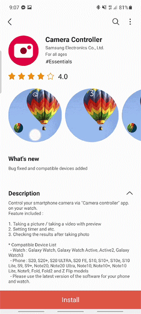 Using the Camera Controller app | Samsung Australia