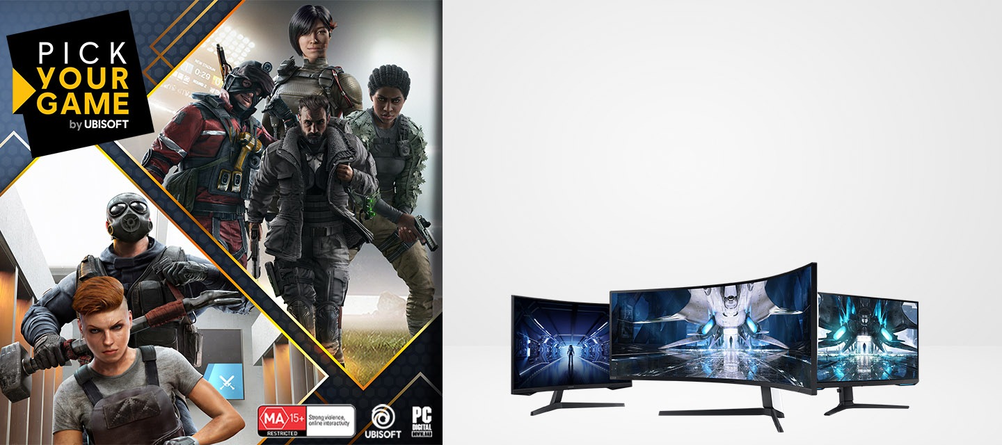 Odyssey Monitor Rainbow 6 Siege Offer | Samsung Australia