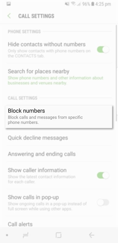 How to Block and Unblock numbers from calling me on my Galaxy Device ...