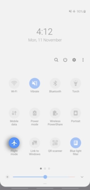 Enabling Flight mode on my Samsung devices | Samsung Australia