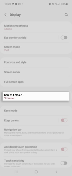 Adjusting Screen Timeout on my Samsung Phone | Samsung Australia