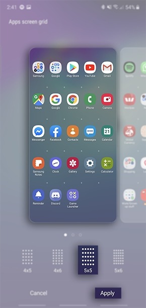 How do I access the Home screen settings? | Samsung Australia