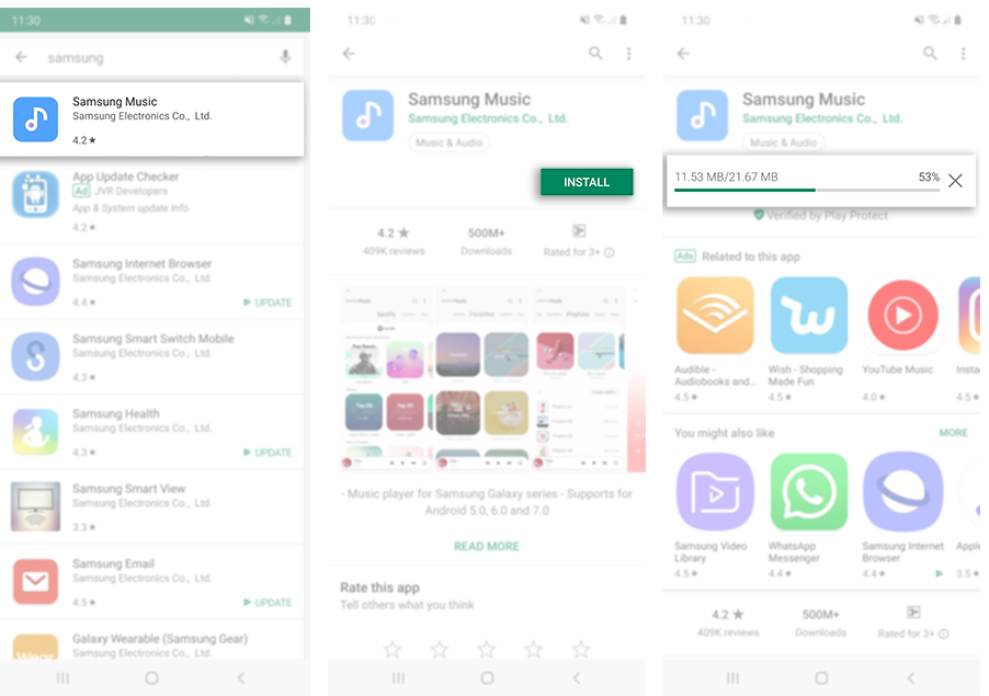 How to install apps from the Google Play Store | Samsung Australia