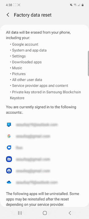 Factory Data Reset a Samsung Mobile Device | Samsung Australia