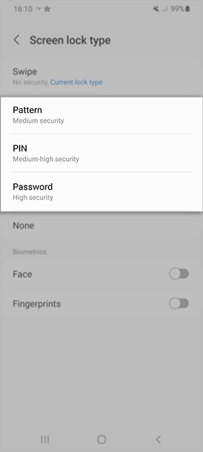 How to enable lock screen on my Samsung phone? | Samsung Gulf