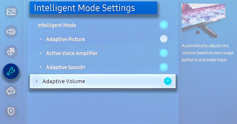 Intelligent Mode Features on Samsung TVs | Samsung Australia