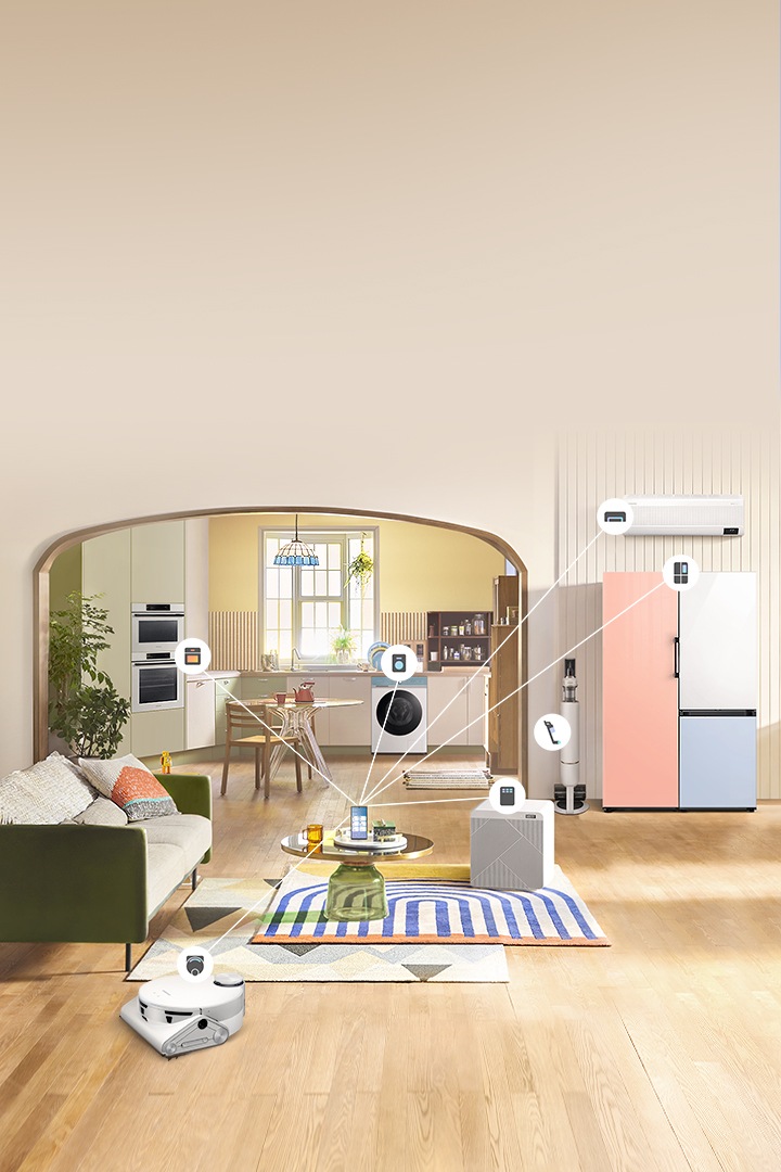 SmartThings Ev Həyatı - Evə qulluq | Samsung AZƏRBAYCAN