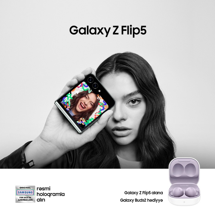 Samsung Galaxy Z Flip5 Tezliklə satışda | Samsung AZƏRBAYCAN
