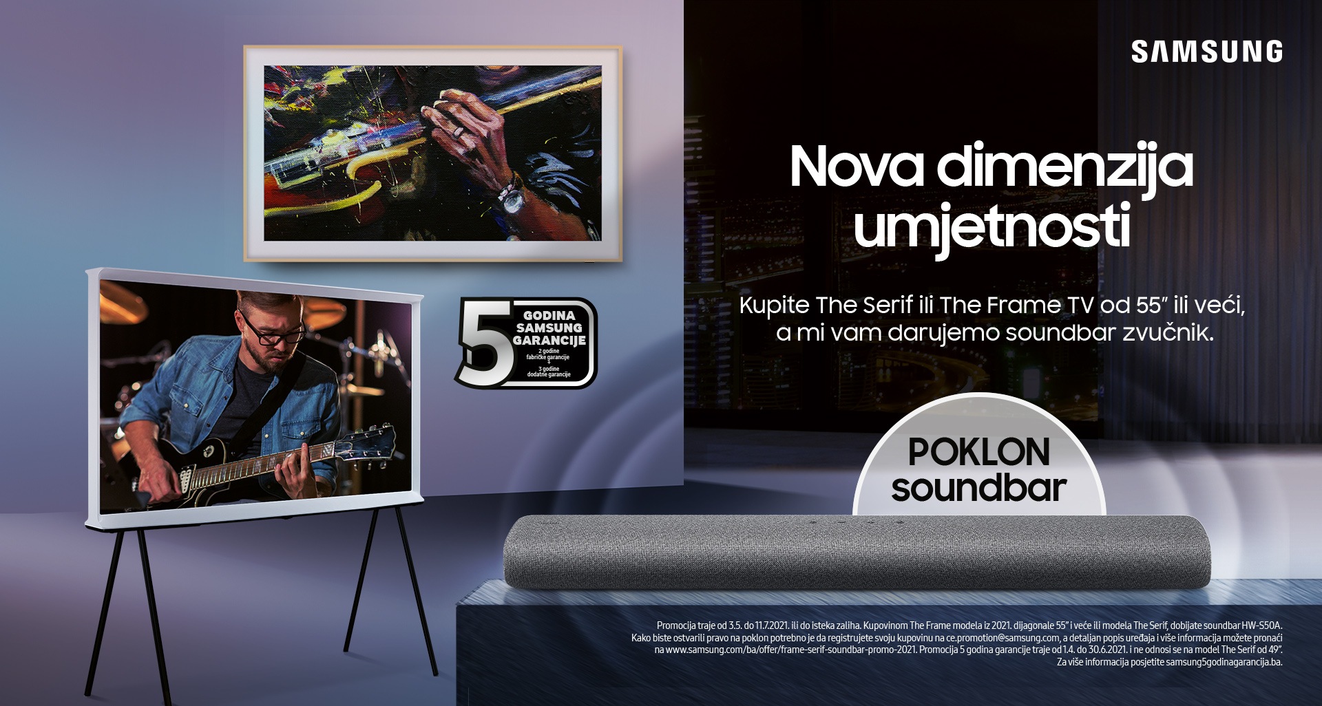 Promocija televizora: Nova dimenzija umjetnosti. | Samsung Bosna i ...