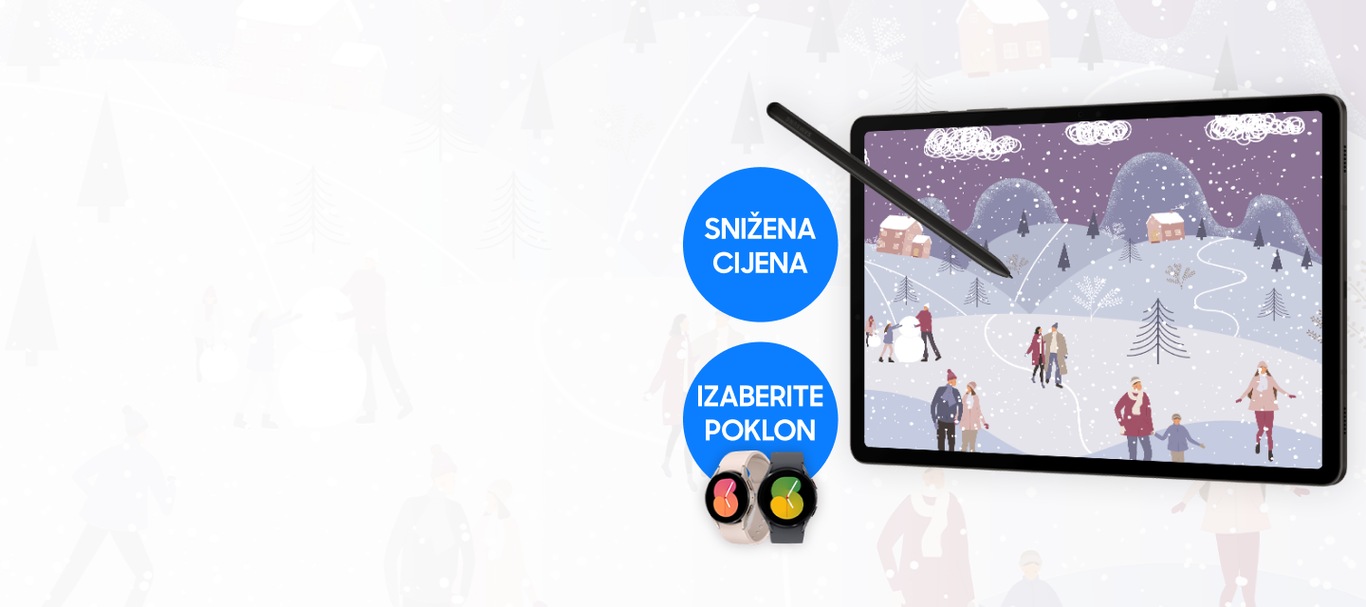 Promocija tablet uređaja: Zimska idila uz poklon i popust | Samsung ...