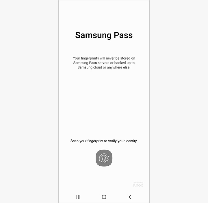 Samsung Pass | Apps | Samsung België