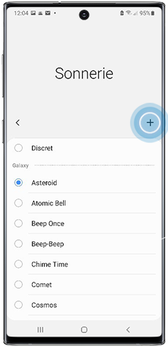 Comment modifier la sonnerie/alerte des messages de mon smartphone ...