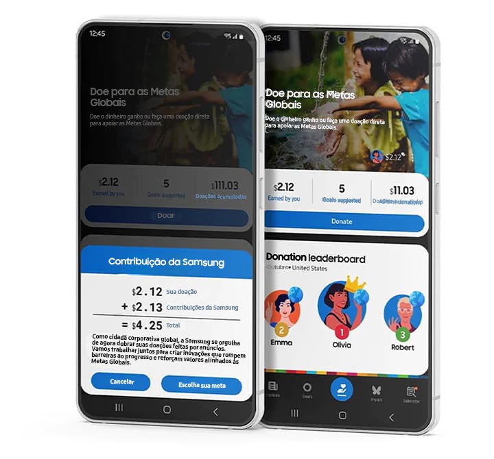 Samsung Global Goals | Aplicativos e Serviços | Samsung BR