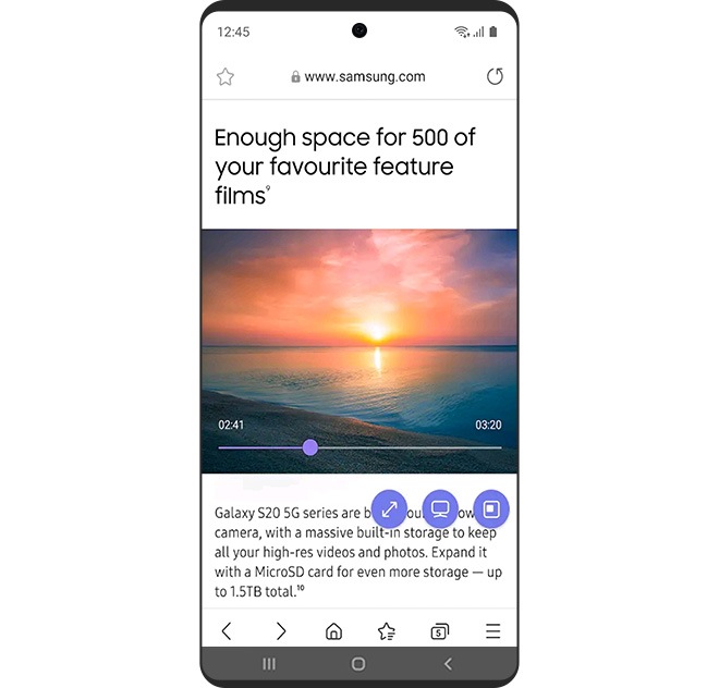 Samsung Internet | Aplicativos e Serviços | Samsung BR