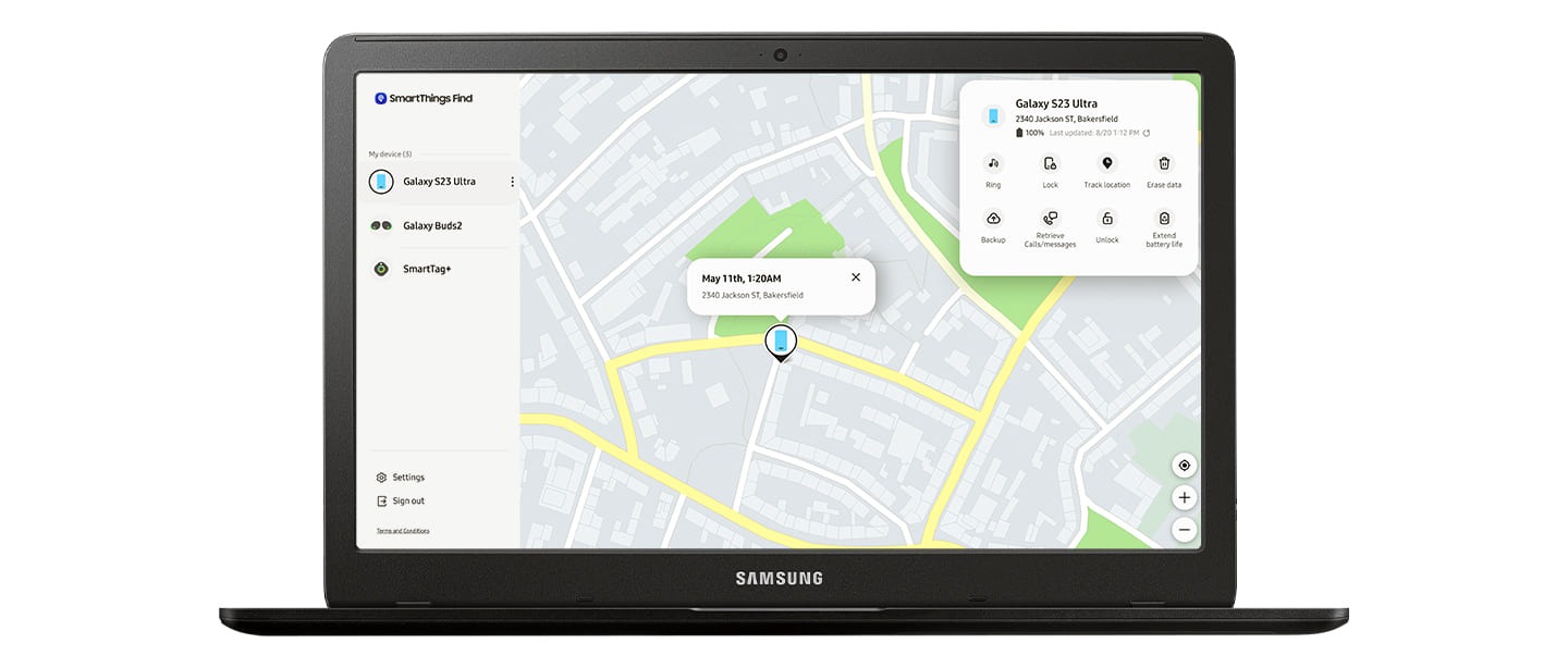 SmartThings Find | Aplicativos E Serviços | Samsung BR