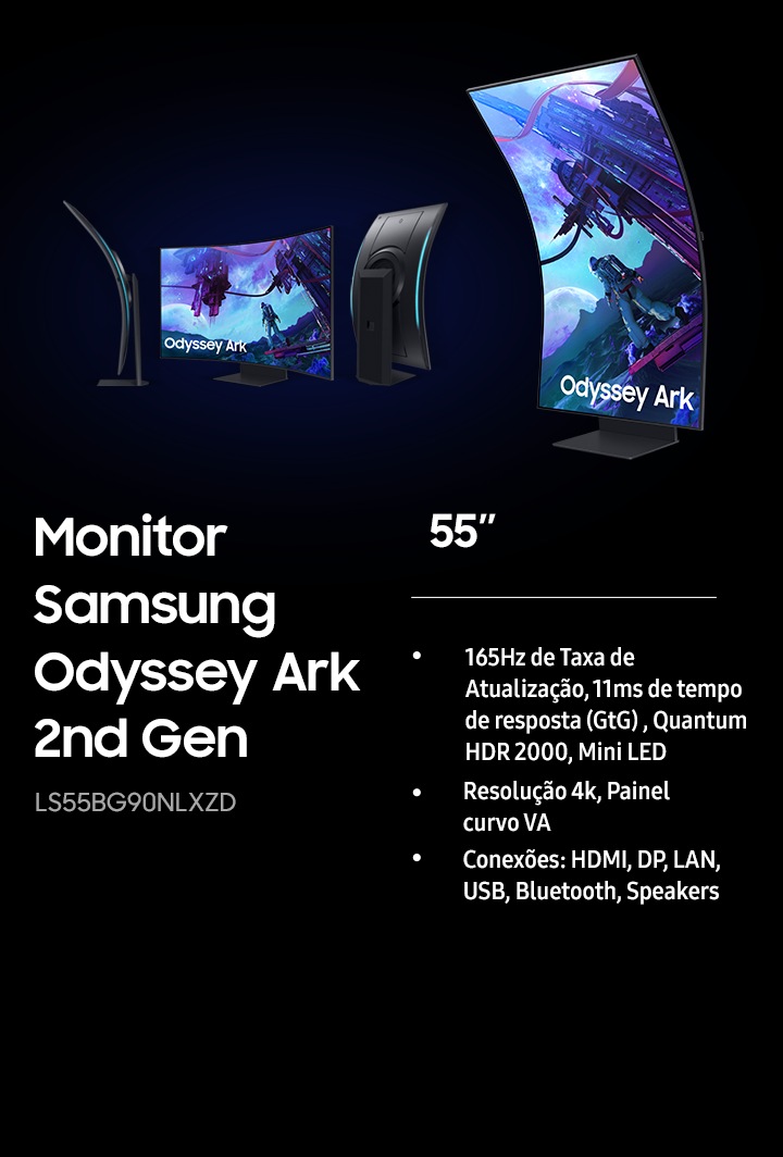 Família de Monitores Odyssey | Samsung Brasil