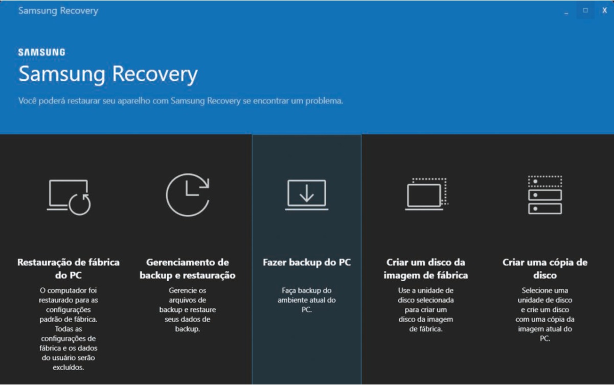 Samsung Recovery: Restaure seu computador às configurações de fábrica ...