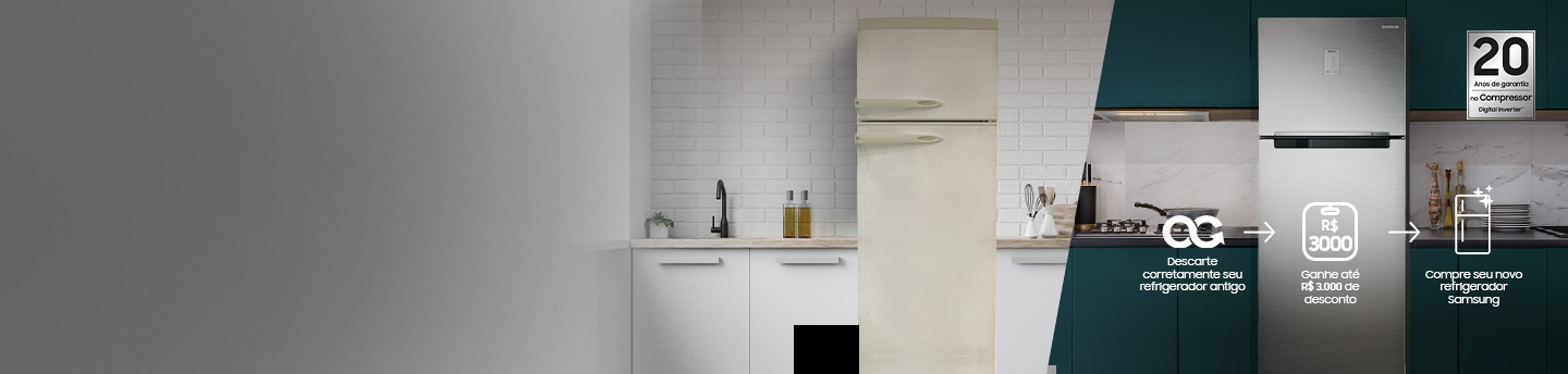 Todas as geladeiras e freezers | Samsung Brasil