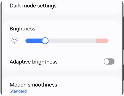 Adjust screen brightness on your Samsung Galaxy | Samsung CA