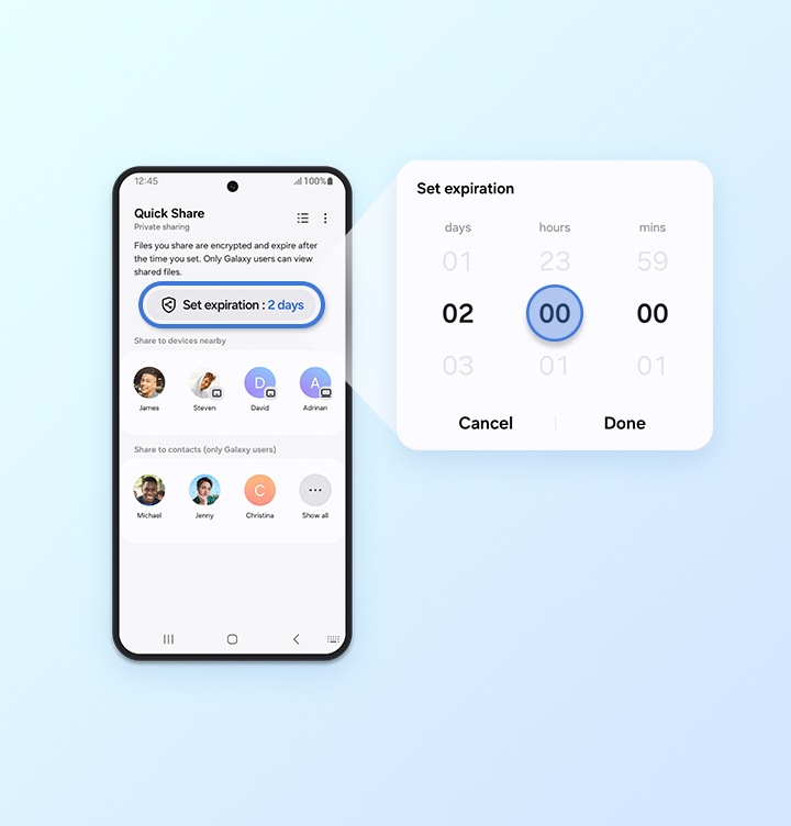 Quick Share | Apps & Services | Samsung CA