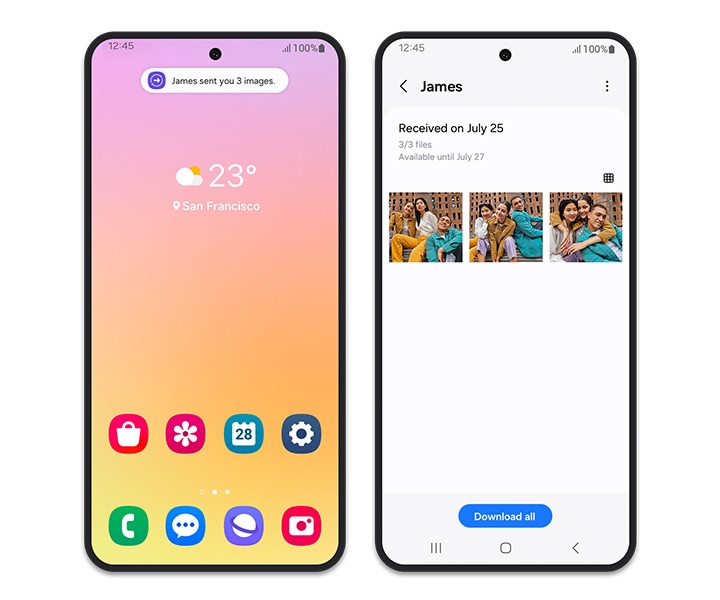 Quick Share | Apps & Services | Samsung CA