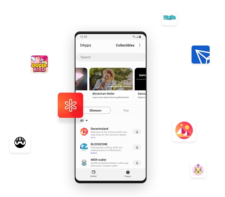 Samsung Blockchain | Apps & Services | Samsung CA