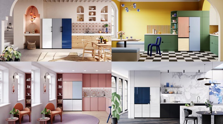 Customise your Samsung BESPOKE refrigerator panels | Samsung CA