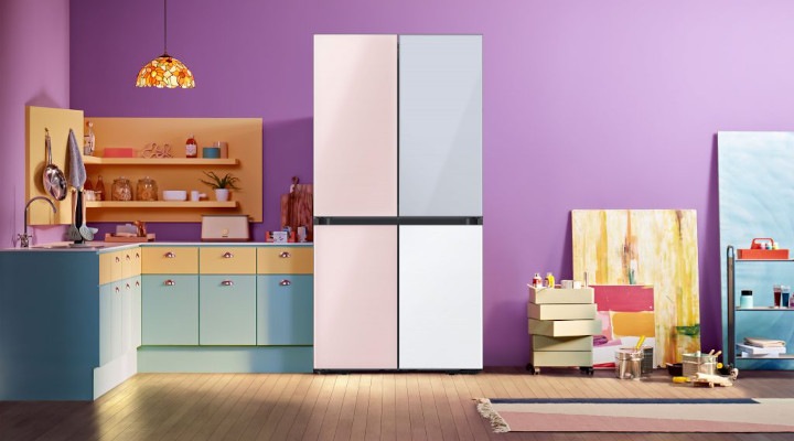 Customise your Samsung BESPOKE refrigerator panels | Samsung CA