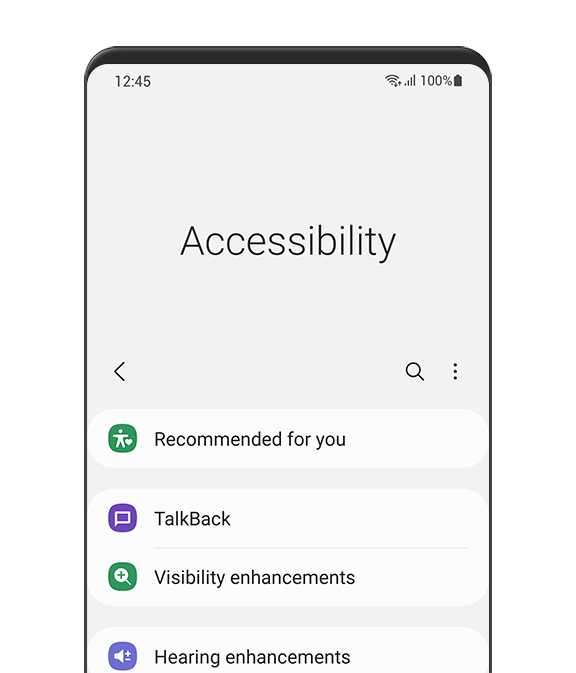 Mobile Voice Assistant | Accessibility | Samsung CA