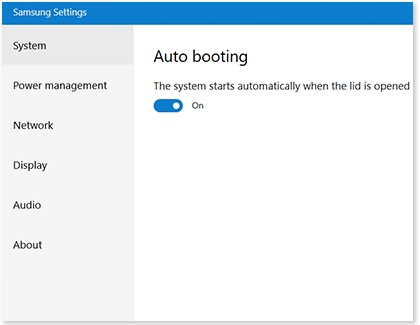 Use the Samsung settings on your Samsung laptop or notebook | Samsung ...
