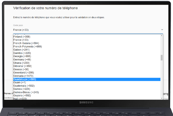 Comment accéder à mon compte Samsung avec la validation en deux étapes ...
