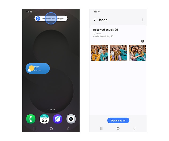 Quick Share | Aplicaciones y servicios | Samsung CO