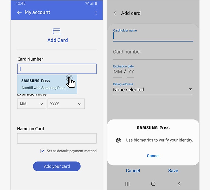 Samsung Pass | Aplicaciones y servicios | Samsung Colombia