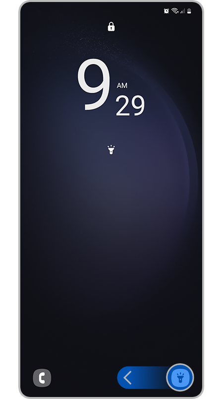 ¿Cómo utilizar la linterna de tu teléfono Galaxy? | Samsung Colombia