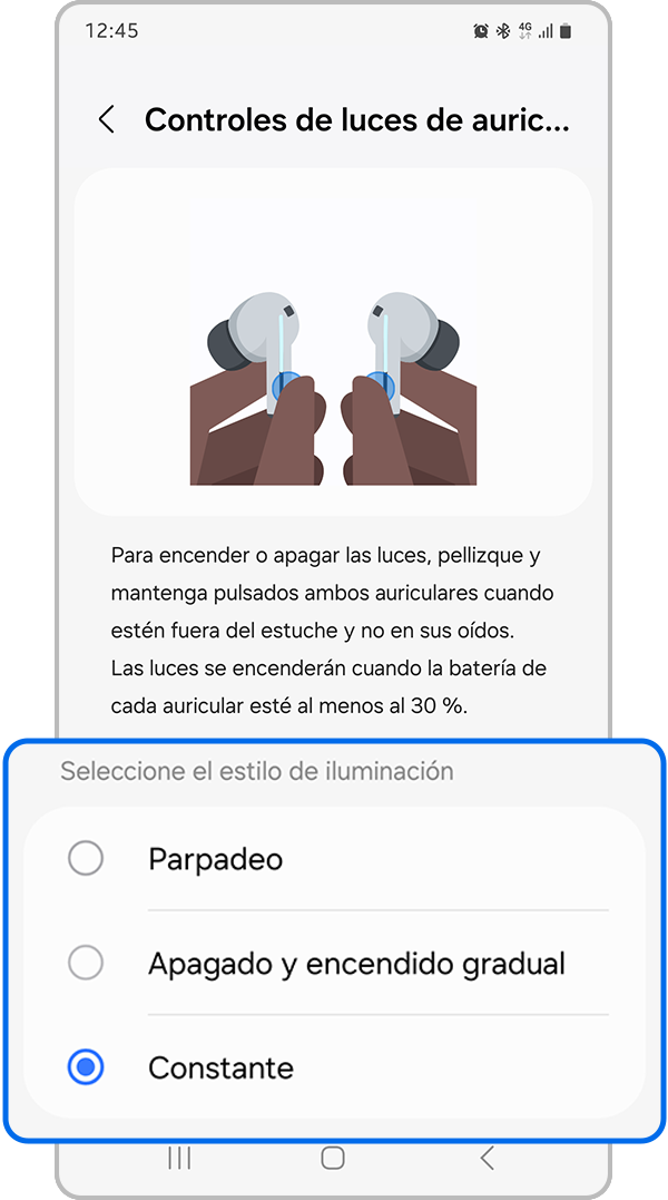 ¿Cuál es la función de las blade lights en los Galaxy Buds3 Pro ...