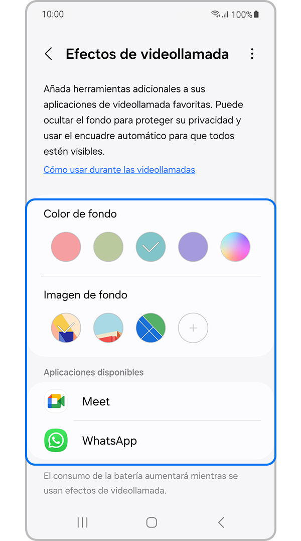 Cómo usar los efectos de videollamada en tu teléfono Galaxy | Samsung ...