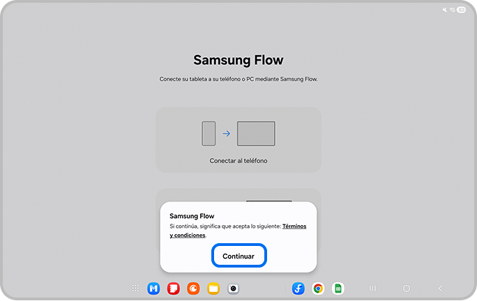 Cómo conectar mi Tablet a un PC con Samsung Flow | Samsung CO