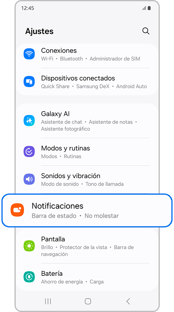 Activar el historial de notificaciones en tu teléfono Galaxy | Samsung ...