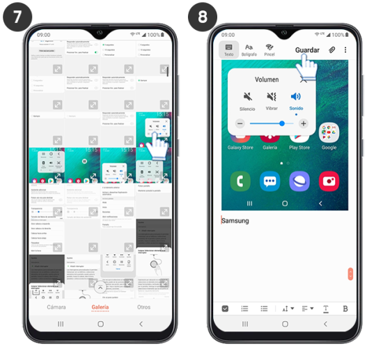 Galaxy A10 - ¿Cómo agregar una imagen a una nota en Samsung Notes ...