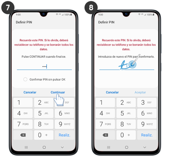 Galaxy A70 - ¿Cómo activar el bloqueo de pantalla por PIN? | Samsung CO